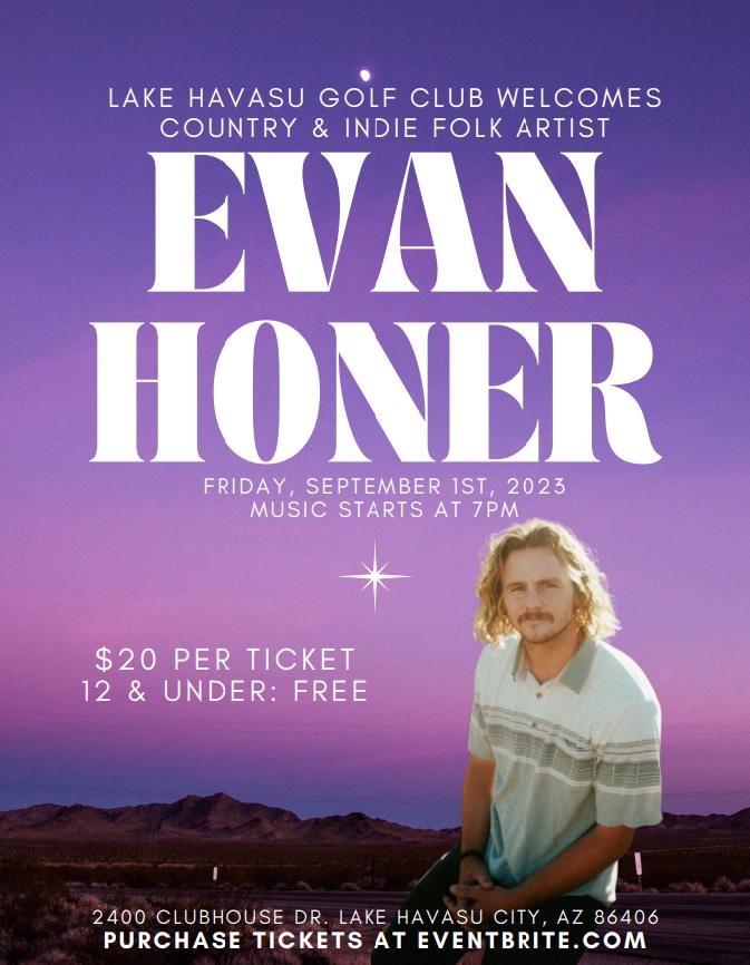 RiverScene Magazine | Evan Honer at Lake Havasu Golf Club