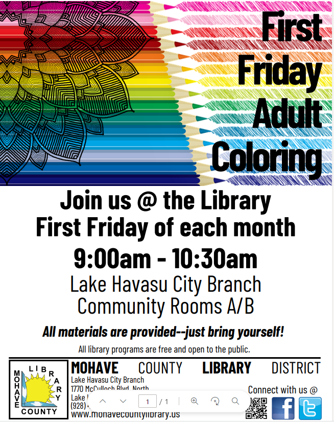 RiverScene Magazine | First Friday Adult Coloring