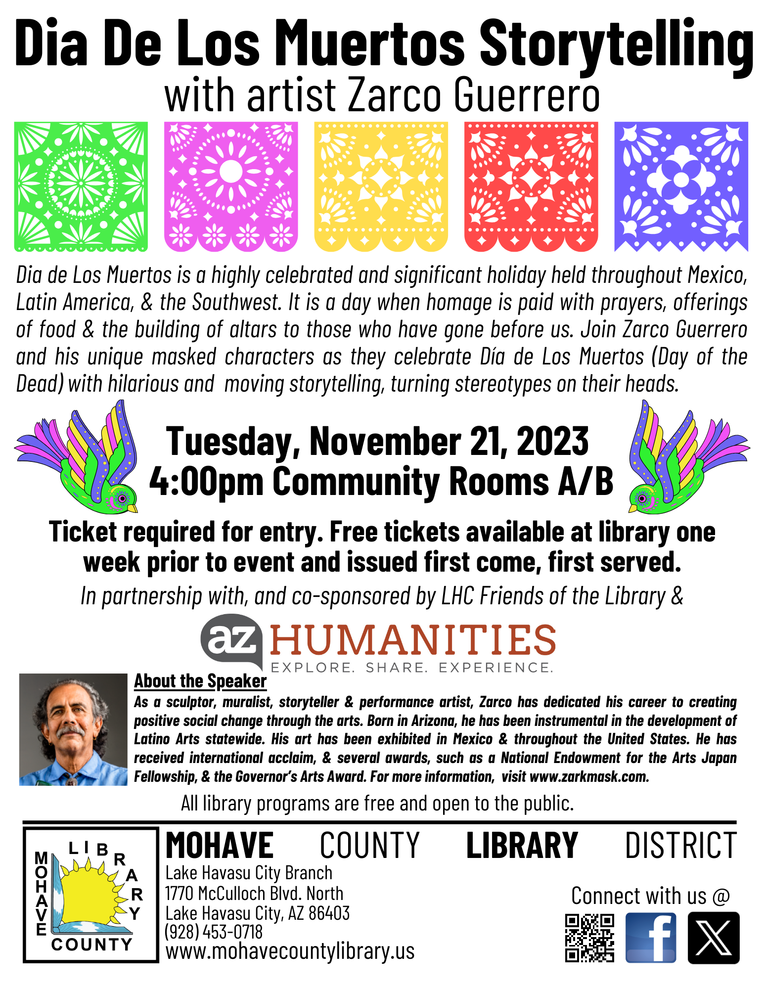 RiverScene Magazine | AZ Humanities: Dia De Los Muertos Storytelling ...