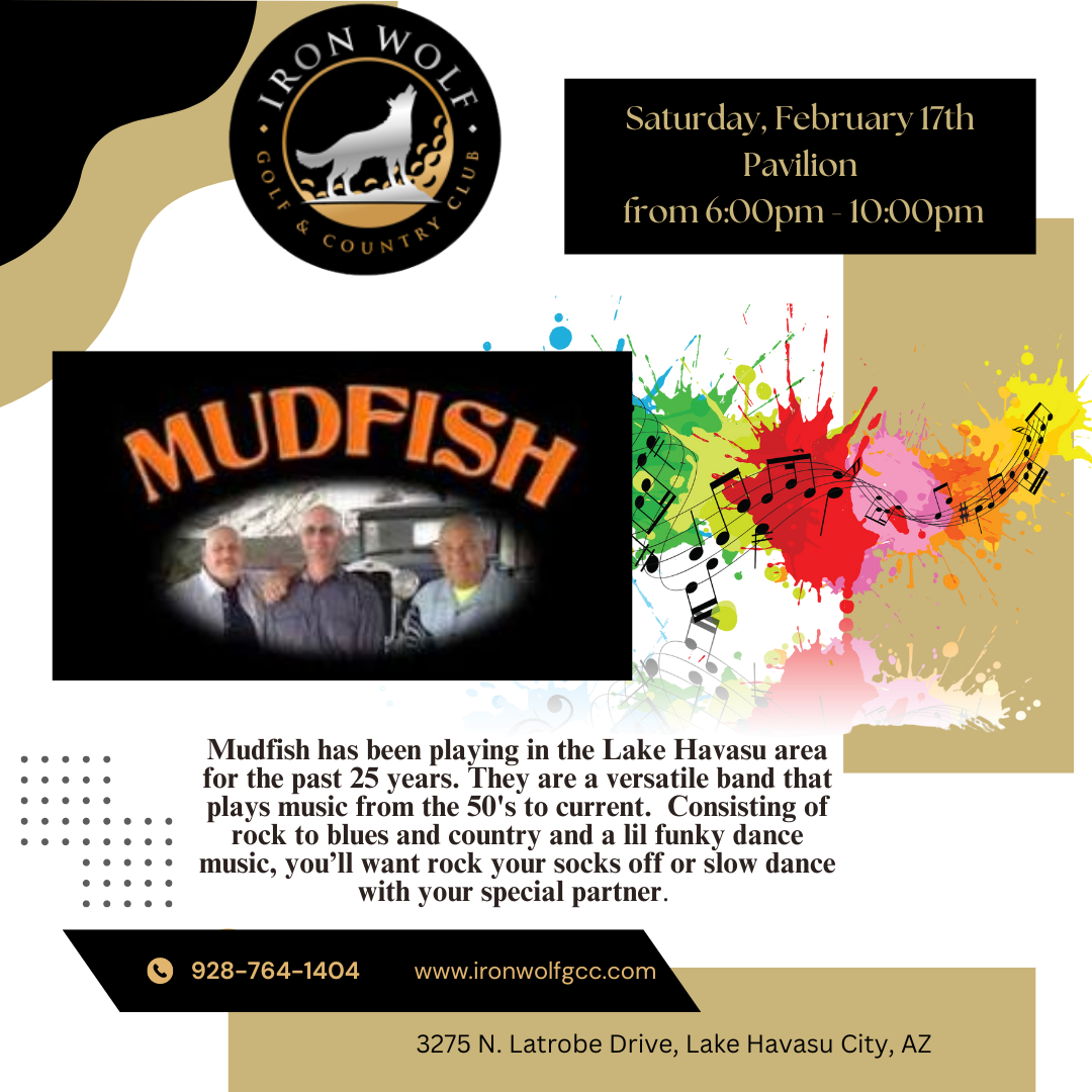 RiverScene Magazine | MUDFISH PLAYING AT THE IRON WOLF GOLF AND COUNTRY ...