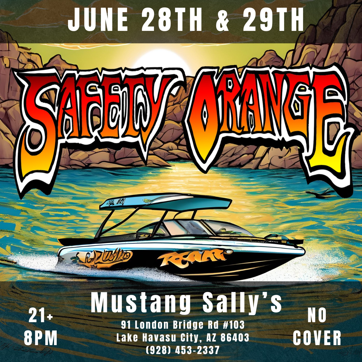 RiverScene Magazine | Safety Orange at Mustang Sally’s