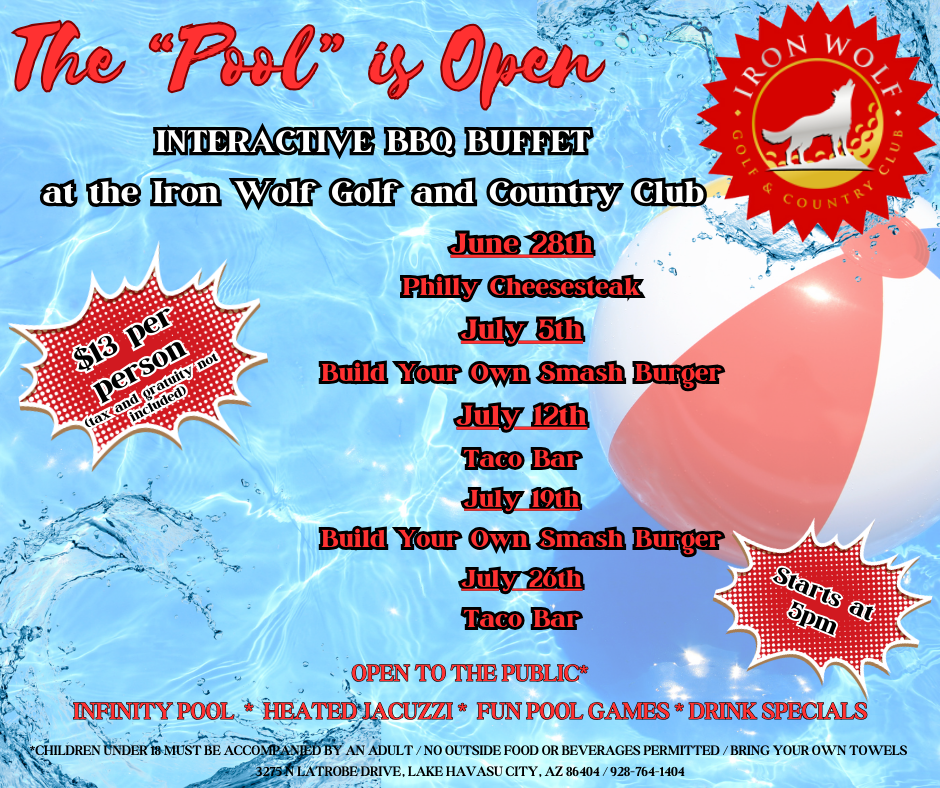 RiverScene Magazine | *Friday Pool Party* at Iron Wolf Golf and Country ...