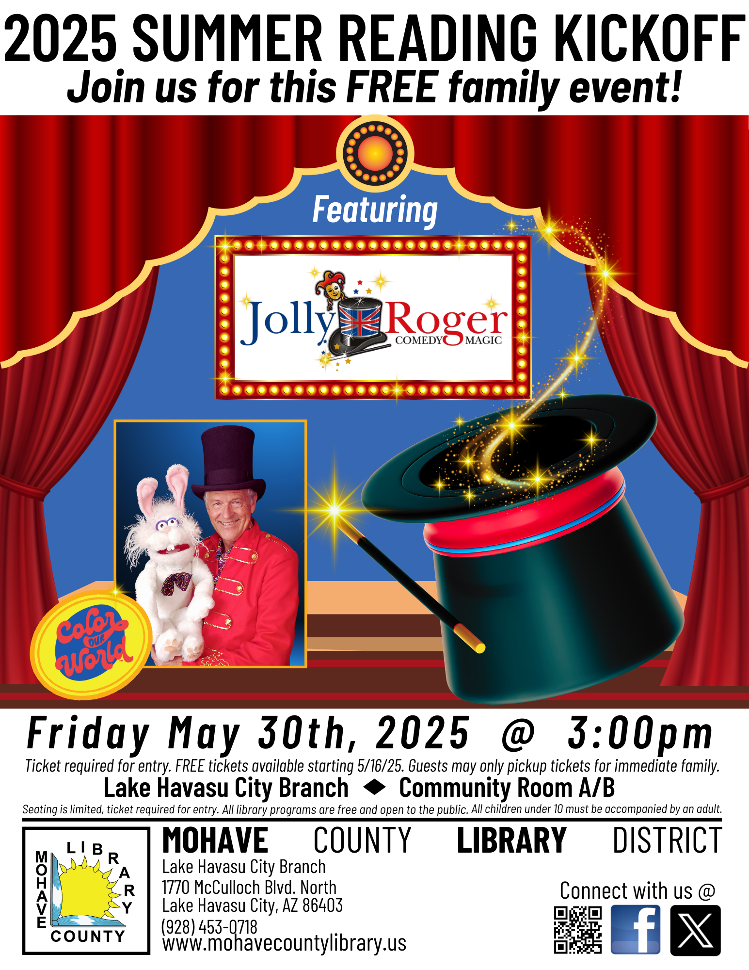 RiverScene Magazine | 2025 Summer Reading Kick-Off Family Magic Show ...