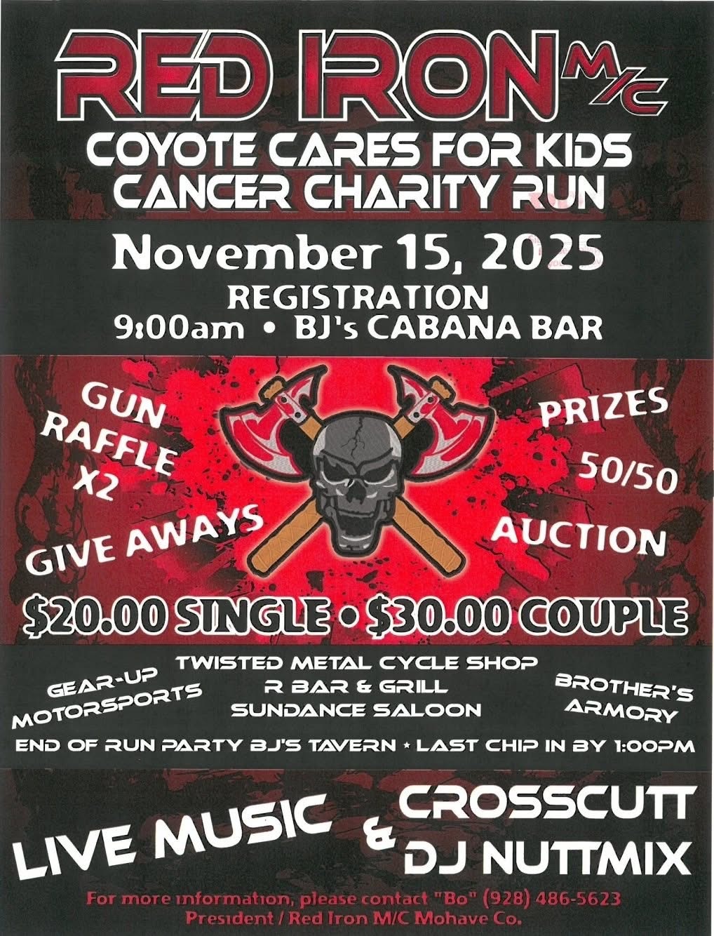 RiverScene Magazine | Red Iron Motorcycle Club Donates To Denise’s Day