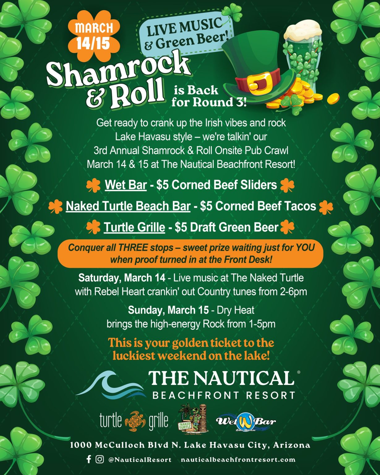 RiverScene Magazine | Nautical Resort Shamrock & Roll